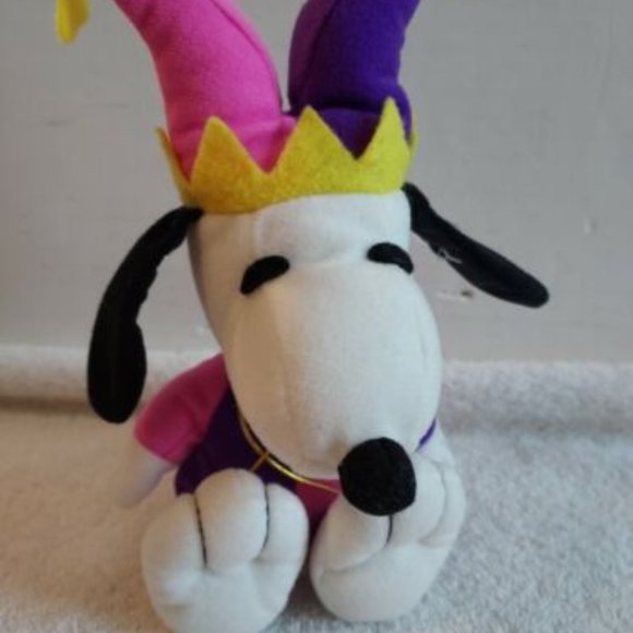 Toys | Snoopy Jester Plush Whitmans Candies Stuffed Animal Pink Purple ...